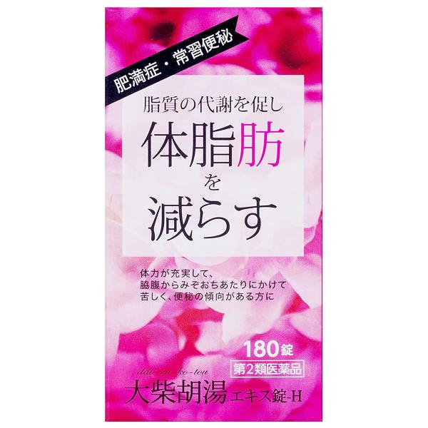 特徴漢方処方「大柴胡湯」を煎じて服用する不便をなくし、簡便に服用出来るようにエキス錠とした製品です。効能・効果体力が充実して、脇腹からみぞおちあたりにかけて苦しく、便秘の傾向があるものの次の諸症：胃炎、常習便秘、高血圧や肥満に伴う肩こり・頭...