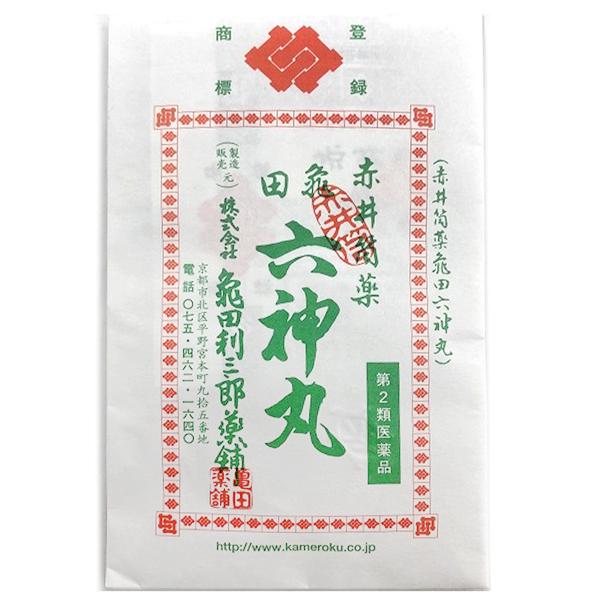 効能・効果めまい、息切れ、気つけ、腹痛、胃腸カタル、食あたり用法・用量●大人(15才以上)：1回1-3粒を1日1-2回食後に服用する。●六神丸は、一見驚くほどの小粒ですから開封のときこぼさないように注意してください。