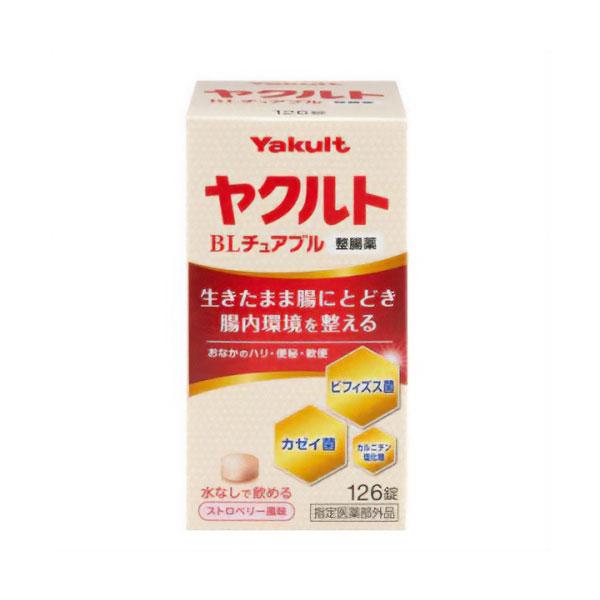 Yakult ヤクルトBLチュアブル整腸薬 126錠 腹部膨満感 軟便 便秘
