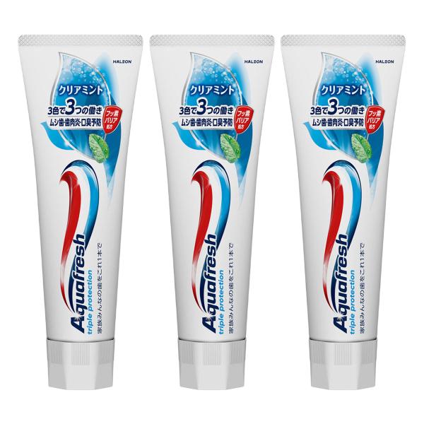Haleon アクアフレッシュ クリアミント 薬用 ハミガキ 歯磨き粉