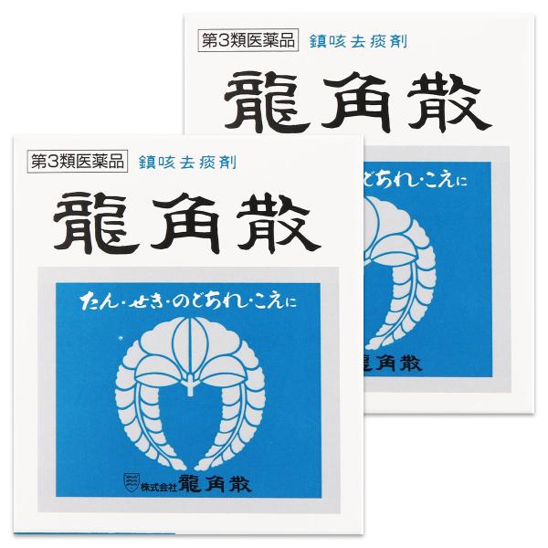 効能・効果：セキ、タン、ノドの炎症による声がれ・ノドの荒れ・ノドの不快感・ノドの痛み・ノドのはれに有効。 用法・用量： ●龍角散は直接ノドの粘膜に作用して、効果をあらわす薬です。 ●必ず、水なしでお飲みください。  (用法・用量に関する注意...