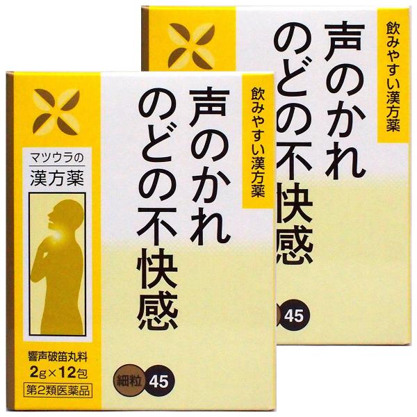 特徴声枯れ、のどの不快感本方は「万病回春」に収載の処方で、長期間にわたっての声帯の酷使や、無理な発声などによる声がれや失声によく効くばかりでなく、平素のどが弱くて、すぐ声のかれる傾向のある人にも効を奏します。効能・効果しわがれ声、咽喉不快※...