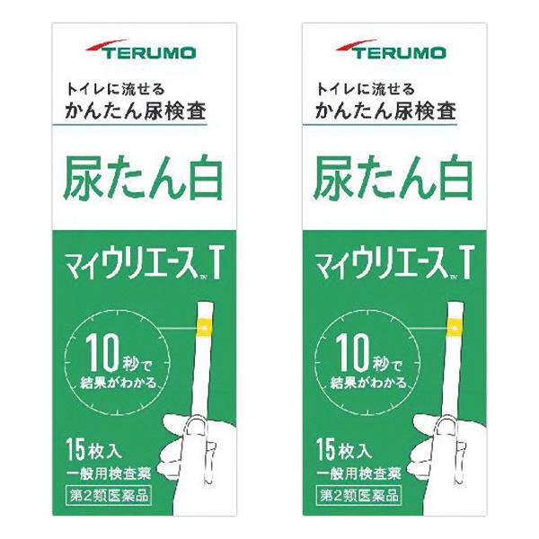 テルモ マイウリエースT 尿たんぱく 試験紙 尿検査  UA-M1T15