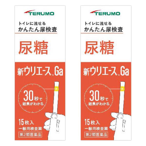 テルモ 新ウリエースGa 尿糖 試験紙 尿検査 UA-P1G15