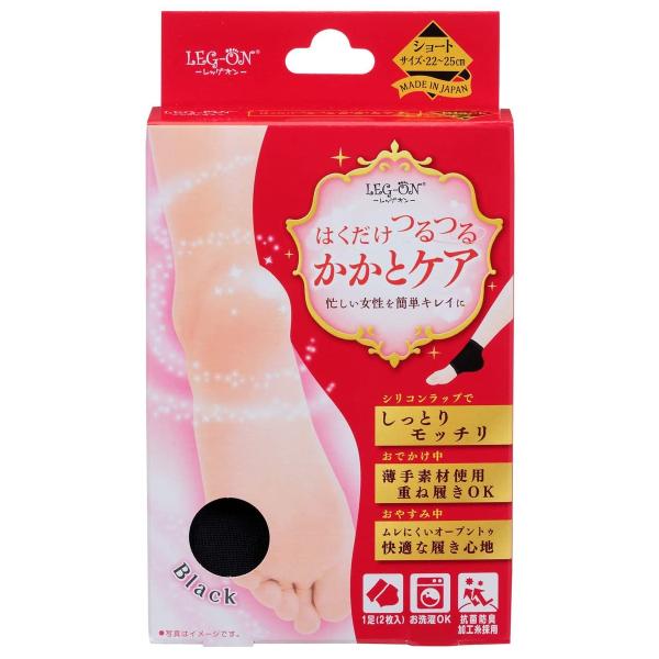 商品特徴 ■シルクプロテイン入りシリコン特殊加工のシリコンラップで（実用新案取得済）でしっとり・つるつるなかかとにします。(ロングゲルマＢＫは全体にゲルマニウム加工を施しております。)　■生地が薄手なので、靴下などを重ね履きしてもモタつきま...