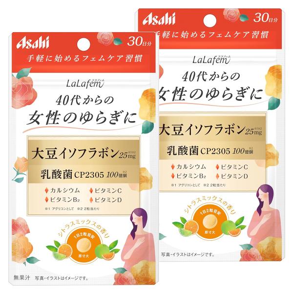 アサヒグループ食品/大豆イソフラボン/40代からの女性のゆらぎに