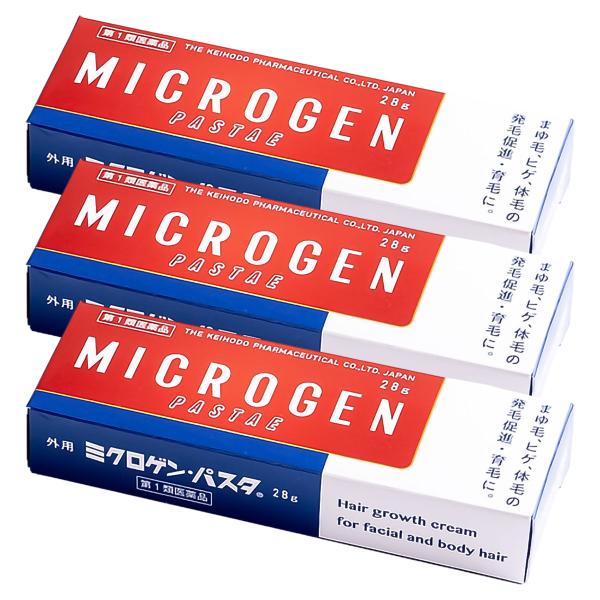 ミクロゲン・パスタ/眉毛・ヒゲ用発毛促進剤/