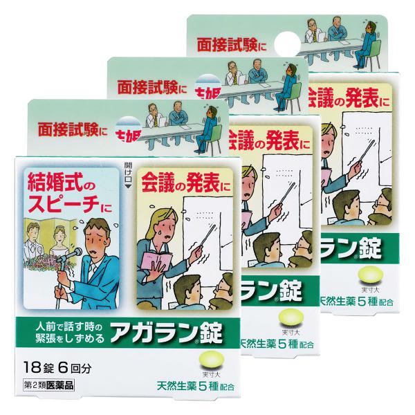 人前で話すときの緊張をしずめる