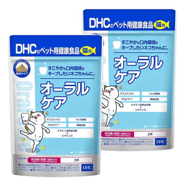 DHC 猫用 国産 オーラルケア 50g 猫用健康補助食品 スプーン付
