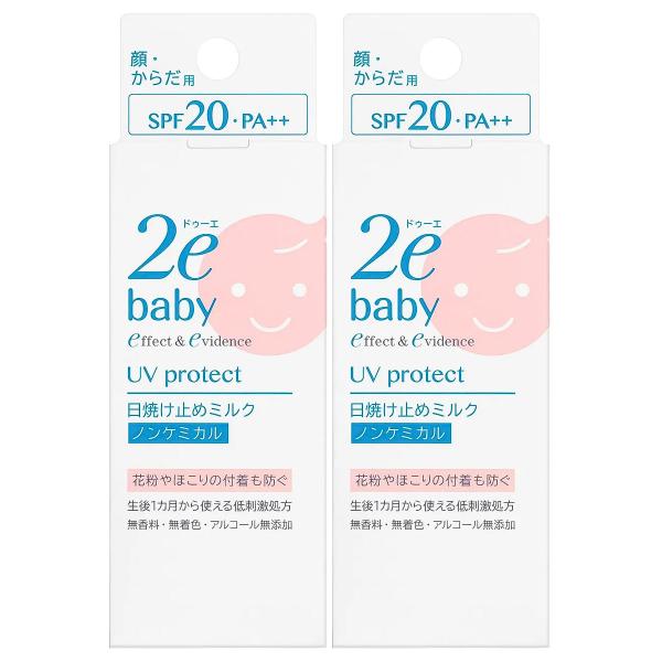 赤ちゃんの肌を紫外線や乾燥、花粉やチリ、ほこりの影響から守る日焼け止め
