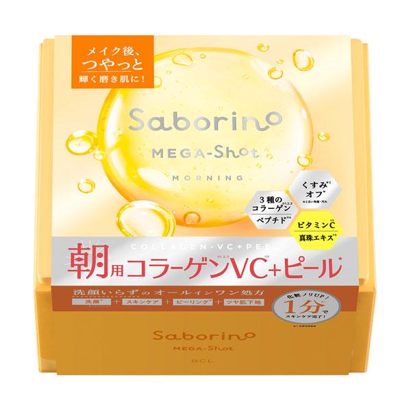 BCL サボリーノ メガショット 朝用ツヤピールマスク CC 32枚入