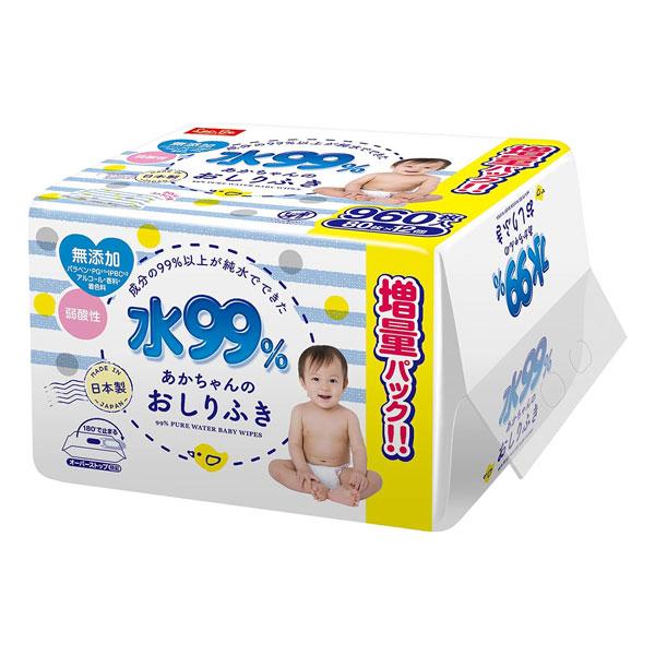 レック 水99% おしりふき 80枚×12個入 弱酸性 ベビー用品
