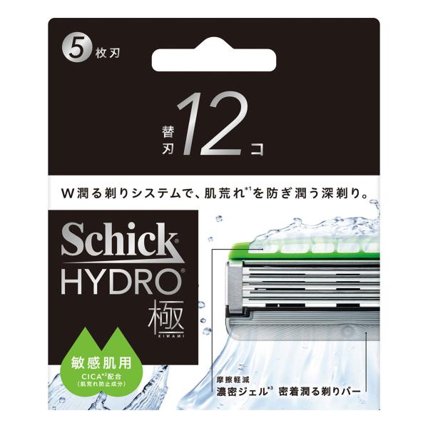 シック ハイドロ極 敏感肌 替刃 髭剃り 剃刀