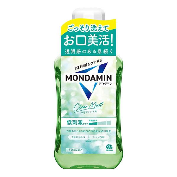 アース製薬 モンダミン クリアミント 600mL マウスウォッシュ