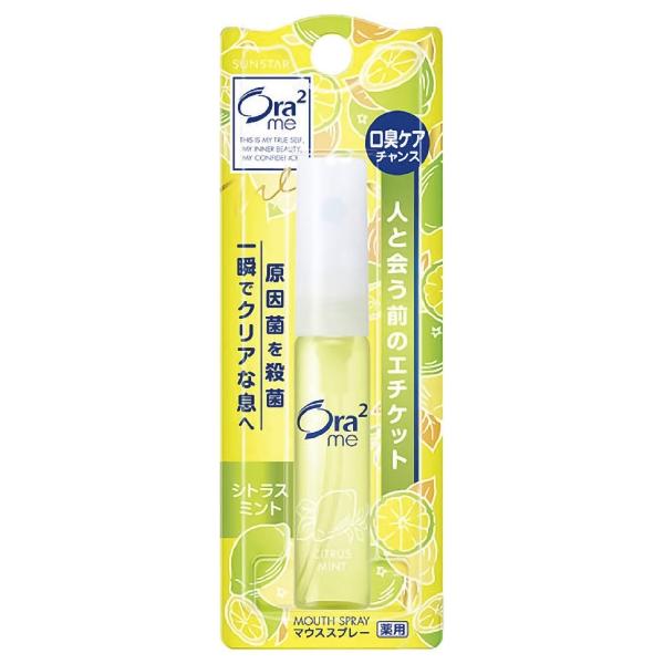 ※パッケージデザイン等は予告なく変更されることがあります。予め御了承下さい。 お口の中の不快感を取り除き、すばやく息を爽やかにするマウススプレーです。 内容量：6mL 区分：医薬部外品