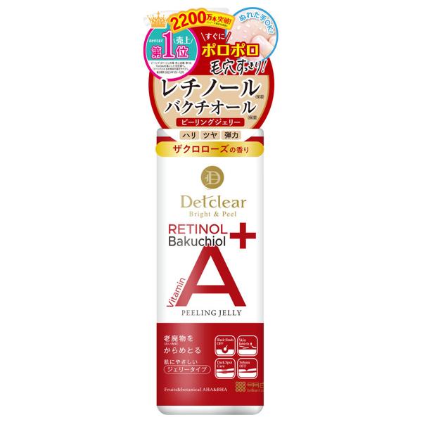 明色化粧品 DETクリア ブライト＆ピール ピーリングジェリー エイジングケアタイプ 180ml 日本製 ピーリング 角質ケア ビタミンC