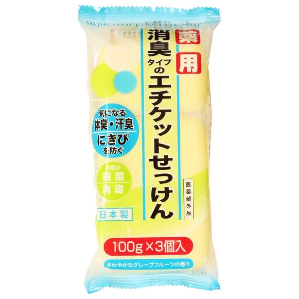 ボディケア/石鹸/体臭・汗臭及びにきびを防ぐ