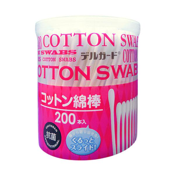 阿蘇製薬 デルガード コットン綿棒 200本 綿棒