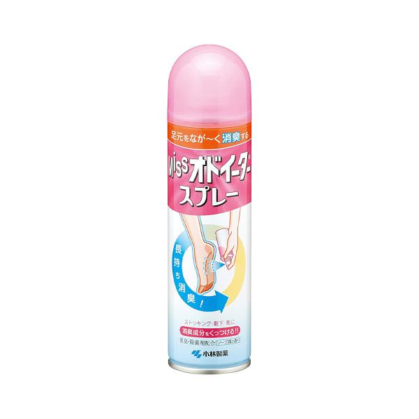 足元の気になるニオイをしっかり抑える除菌消臭スプレーです。消臭成分が繊維に付着して長時間ニオイを消臭します。除菌成分が雑菌の繁殖をおさえ、ニオイの発生を防ぎます。吸湿性があるパウダーが足元のムレをおさえます。