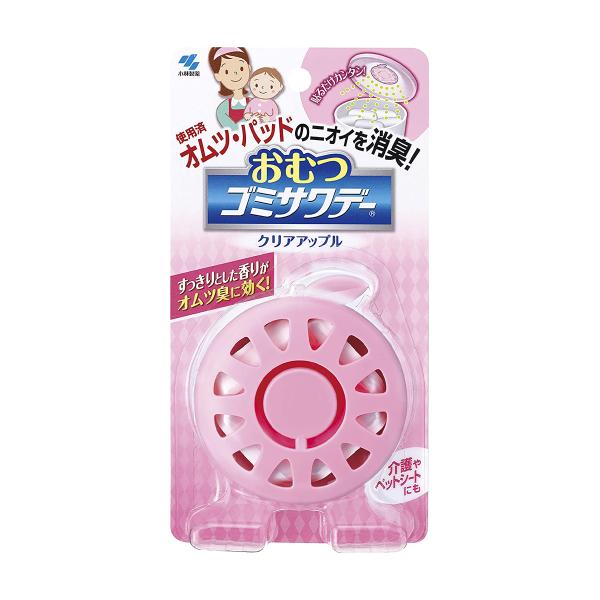 特徴●消臭香料がおむつ特有のニオイ（便・尿が混ざったニオイ）を消臭します。●クリアアップルのすっきりした香りが広がります。用途防臭・芳香剤