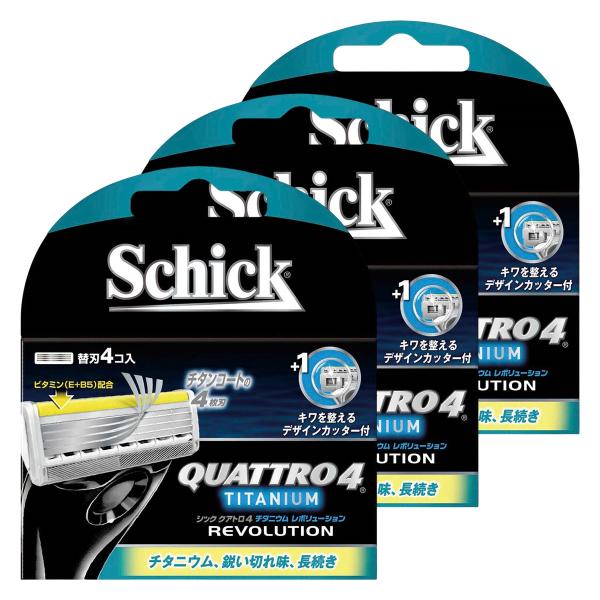 特徴 ■チタンコート4枚刃で剃る！ 1．セーフティーワイヤー付きチタンコート4枚刃 不意の横滑りから肌を守る。 2．替刃にビタミン（E＋B5）配合スムーザー 刃のすべりを滑らかにし、剃り心地を快適にする。 3．大型ガードバー 肌をのばし、ヒ...