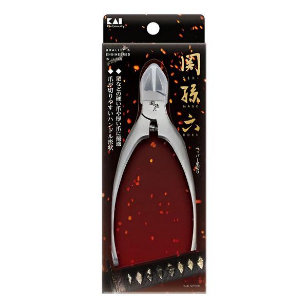 貝印 関孫六 ニッパー ツメキリ レギュラー ハンドル 足 爪切り