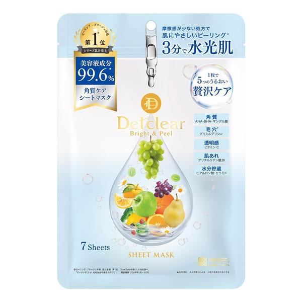 明色化粧品 DETクリア ブライト＆ピール シートマスク 7枚入