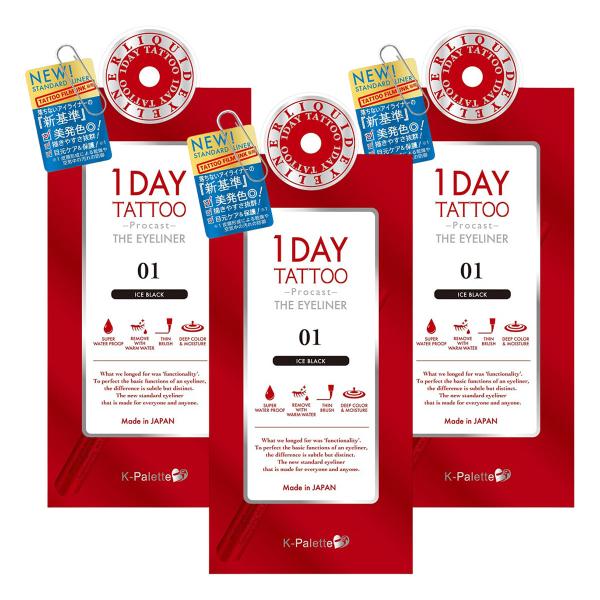 1DAY TATTOO プロキャスト ザ・アイライナー アイスブラック