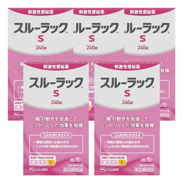 特徴スルーラックSは、腸の動きを助ける有効成分を2種類配合しています。複数のポイントから腸を刺激することで腸の動きを助け、腸内に硬くつまった便をしっかり押し出します。効果・効能・便秘・便秘にともなう次の症状の緩和：頭重、のぼせ、食欲不振（食...