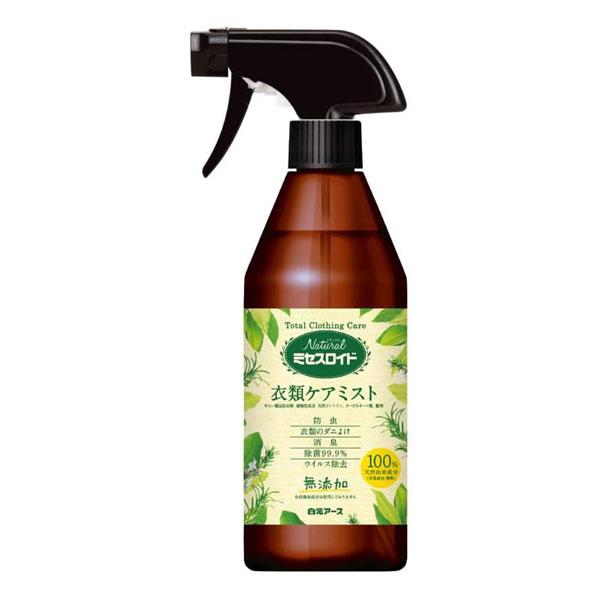 白元アース Natural ミセスロイド 衣類ケアミスト 400mL 防虫剤