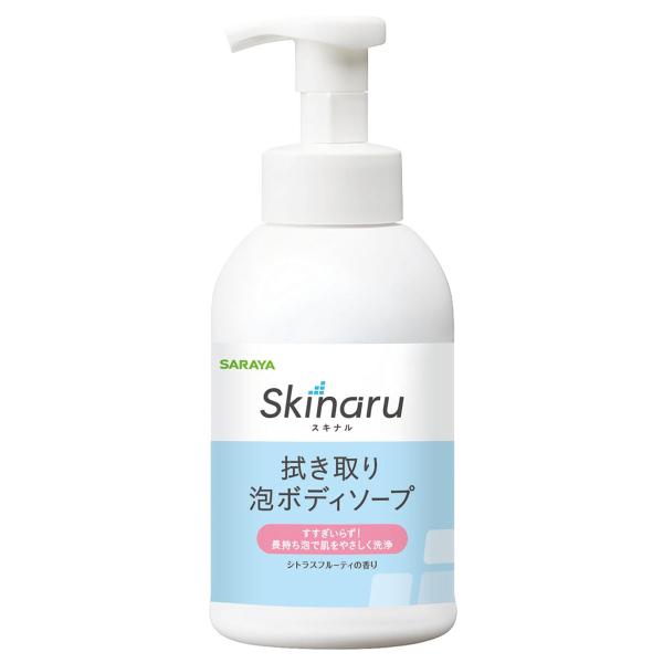 サラヤ/介護用品/拭き取り泡ボディソープ