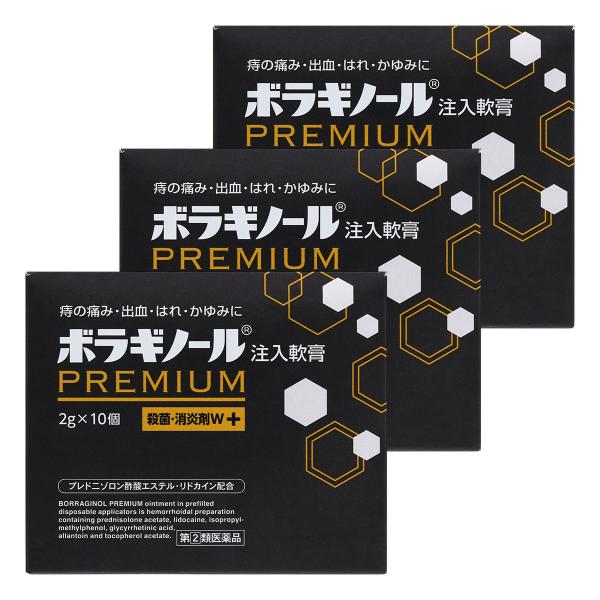 ボラギノール プレミアム 注入軟膏 2g 10個入 痔 いぼ痔 きれ痔