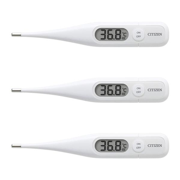 CITIZEN シチズン 電子体温計 予測式約30秒 実測式 防水 腋窩 CTA501-E ホワイト