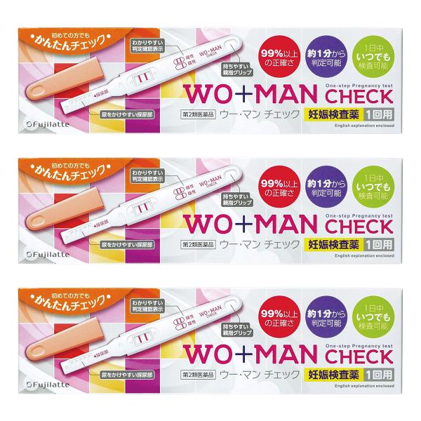 不二ラテックス ウー・マン チェック 1回用 妊娠検査薬