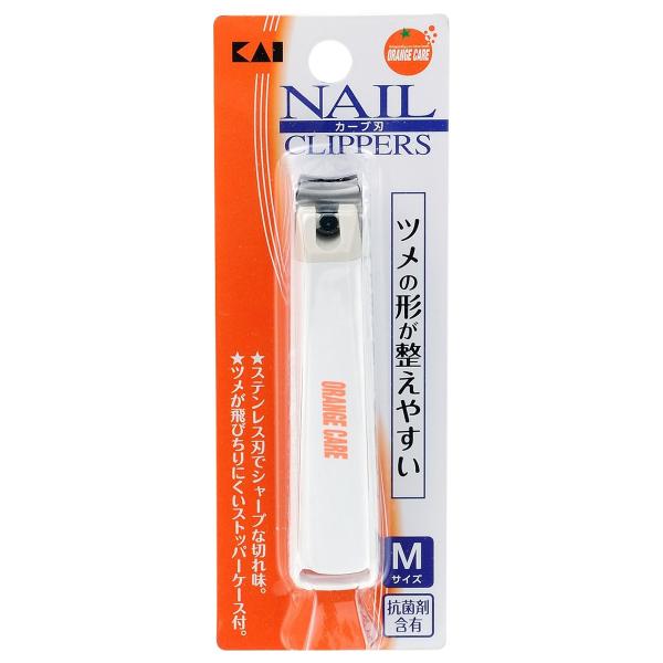 オレンジケア/つめきり/ステンレス刃でシャープな切れ味<br>