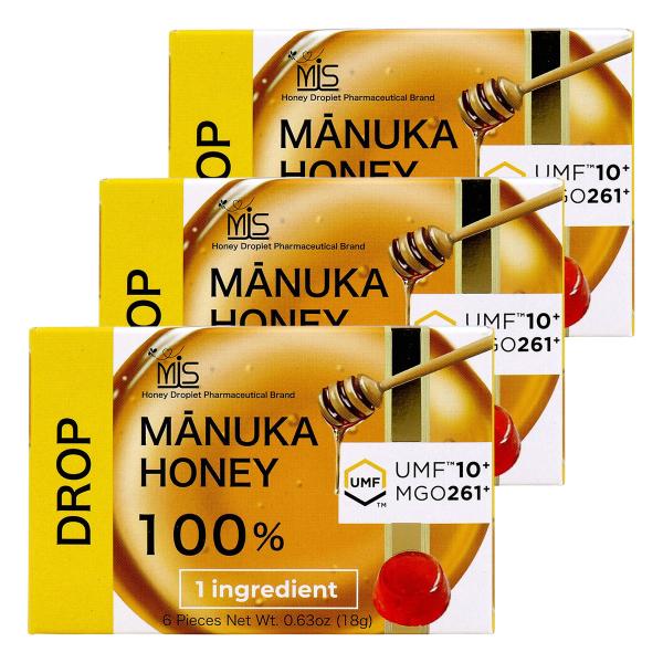 MIS マヌカハニードロップ UMF10+ 6粒入 はちみつ 飴 あめ