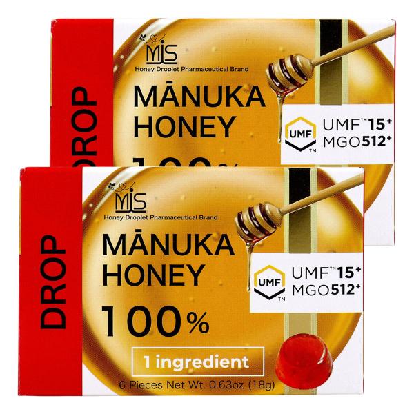 MIS マヌカハニードロップ UMF15+ 6粒入 はちみつ 飴 あめ