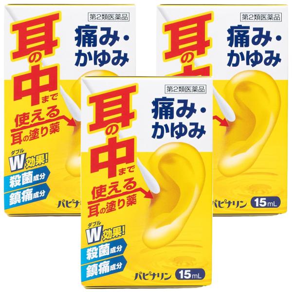 パピナリンは、アミノ安息香酸エチルおよびプロカイン塩酸塩の鎮痛作用、フェノール、アクリノール水和物およびホモスルファミンの殺菌作用などにより、効果を発揮します。