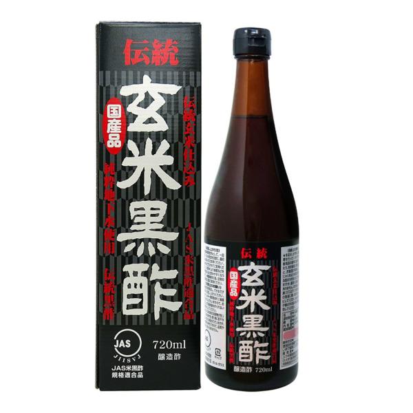 天然の湧き水を使用し、昔ながらの手間を惜しまない製法で丁寧に作った玄米黒酢です。 &amp;nbsp;玄米を使用し、麹菌によるアルコール発酵、酢酸菌による酢酸発酵、約6ヶ月の静置熟成により、まろやかで美味しい玄米黒酢に仕上げました。 【内容...