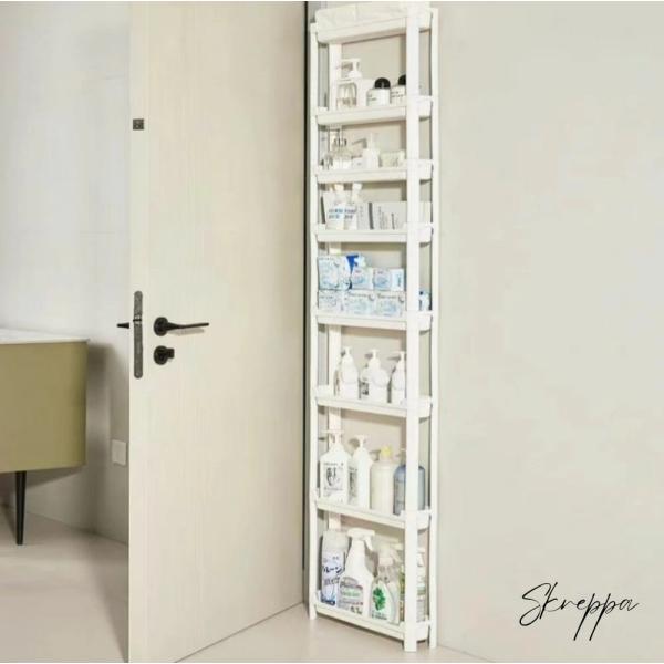 ●商品ポイント 収納ラック多機能収納棚:頑丈で安定しています。各プレートの耐荷重約15kg。多機能棚は、本、おもちゃ、写真、観葉植物などを置くことができます。リビングルーム、書斎、オフィスに適用しています。安定感が抜群:脚部には高さを微調整...