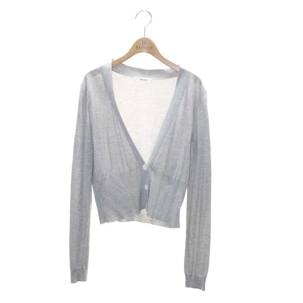 アディアム Cardigan 36528 2 グレー■ブランドアディアム■ジャンルカーディガン■性別タイプレディース■表記サイズ2■実寸サイズ総丈: 約53cm肩幅: 約43cm身幅: 約46cm袖丈: 約67cm■カラーグレー系■素材※画...