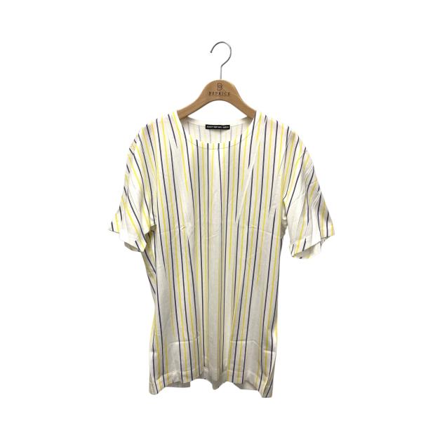 イッセイミヤケメン ME31JK174 Tシャツ 2 マルチカラー ストライプ■ブランドイッセイミヤケメン■ジャンルTシャツ/カットソー■性別タイプメンズ■表記サイズ2■実寸サイズ着丈: 約66.0cm肩幅: 約45.0cm身幅: 約52....