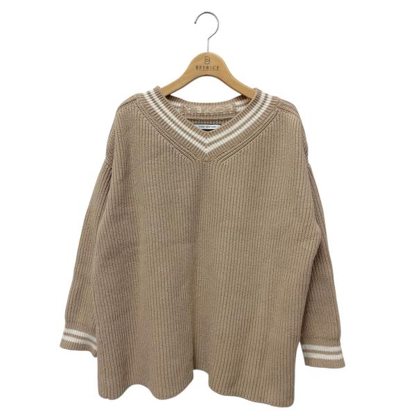 フォクシーニューヨーク SPORT Knit Top 40728 ニット セーター F ベージュ ドロップショルダー■ブランドフォクシーニューヨーク■ジャンルニット/セーター■性別タイプレディース■表記サイズF■実寸サイズ総丈: 約65cm...