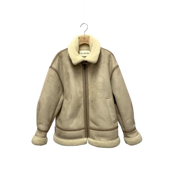 レイビームス フェイクムートンボマーブルゾン 61-18-0008-462 6122A-1547 ブルゾンジャケット フリー ベージュ■ブランドレイビームス■ジャンルブルゾン■性別タイプレディース■表記サイズフリー■実寸サイズ着丈: 約61...
