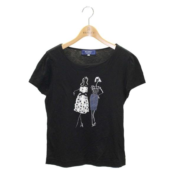 エムズグレイシー 725334 Tシャツ 40 ブラック■ブランドエムズグレイシー■ジャンルTシャツ/カットソー■性別タイプレディース■表記サイズ40■実寸サイズ総丈: 約54cm肩幅: 約36cm身幅: 約43cm袖丈: 約15cm■カラ...