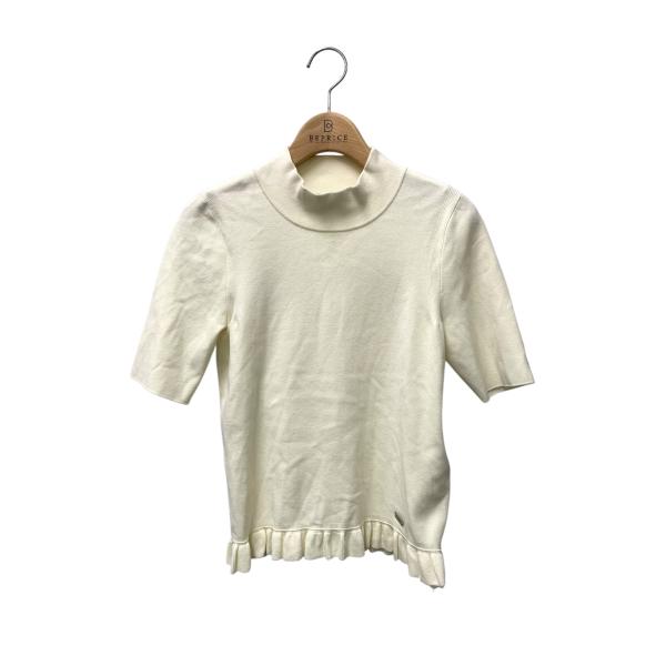 フォクシーブティック Knit Top Romy 45016 ニットトップ 38 アイボリー■ブランドフォクシーブティック■ジャンルニット/セーター■性別タイプレディース■表記サイズ38■実寸サイズ着丈: 約47.5cm肩幅: 約32.5c...