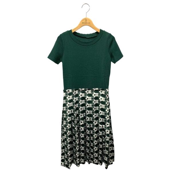 ハロッズ 12528041 ワンピース 2 グリーン ニット 切替 フラワー■ブランドハロッズ■ジャンルワンピース/ドレス■性別タイプレディース■表記サイズ2■実寸サイズ総丈: 約97cm肩幅: 約30cm身幅: 約36cmウエスト: 約6...