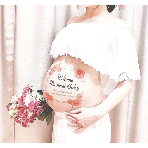 「私たちのところに来てくれた大切な天使」その感謝と待ち遠しい思いをマタニティフォトにして残しませんか。ご自宅で簡単にボディペイントシールを使っておしゃれなマタニティフォトが撮れます。台紙の大きさは縦横21cmです。安心安全の素材を使用してお...
