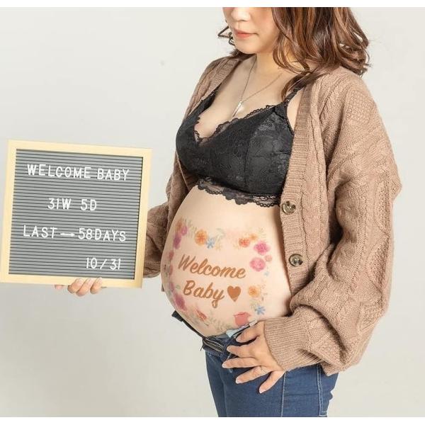 「私たちのところに来てくれた大切な天使」その感謝と待ち遠しい思いをマタニティフォトにして残しませんか。ご自宅で簡単にボディペイントシールを使っておしゃれなマタニティフォトが撮れます。台紙の大きさは縦横21cmです。安心安全の素材を使用してお...