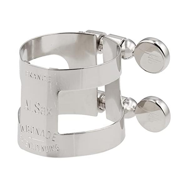 【ご購入後の当店からの連絡はご登録のメールアドレスに通知いたします。必ずご確認ください】心地よいレスポンス、リードの振動を妨げない響き、自由なコントロール性を持ち合わせます。2つネジで、芯のあるしっかりとした音色が得られます。ニッケルプレー...